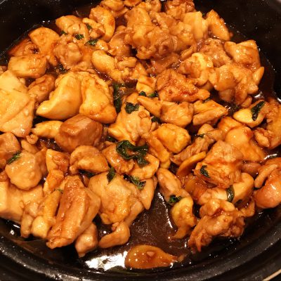 AirGO Three cups Chicken（爱锅三杯鸡） – AirGO recipes by EZCuisine
